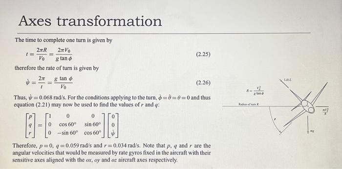 Solved Axes transformation Example 2.3 To illustrate the use | Chegg.com