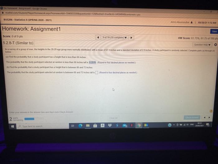 Solved Dom GoChrome matul.com/Student/Player Homework at | Chegg.com