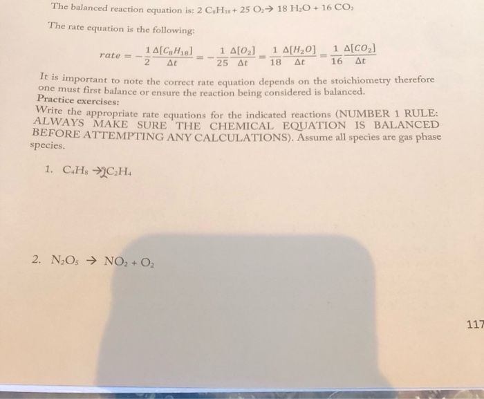 Solved The balanced reaction equation is: 2 CH4 + 25 0,18 | Chegg.com