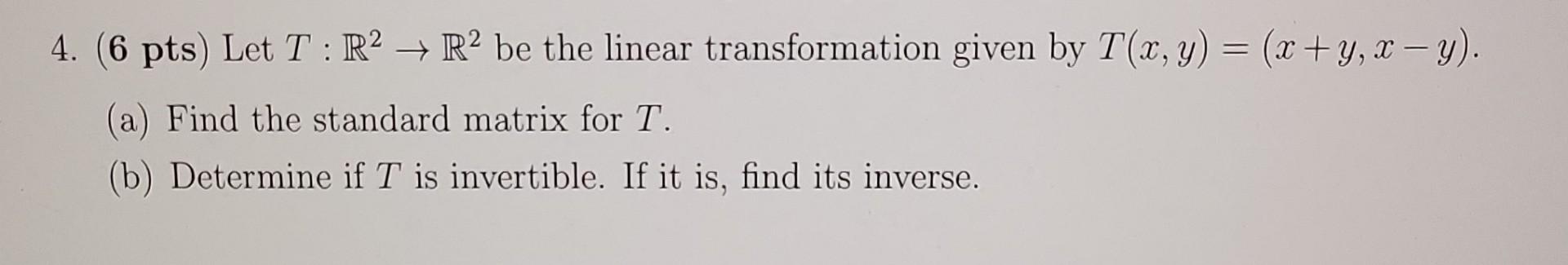 Solved Please help me with a solution to the above question. | Chegg.com