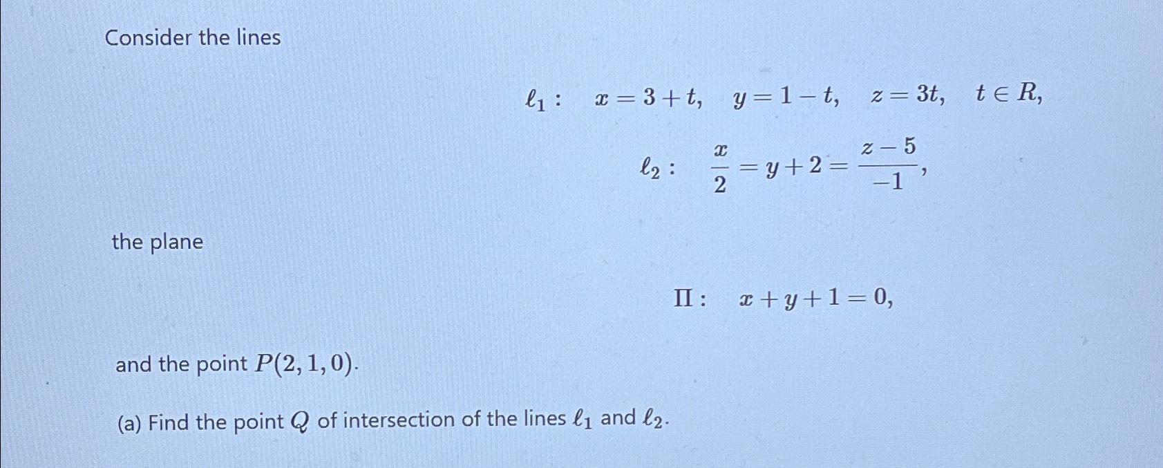 Solved Consider the | Chegg.com