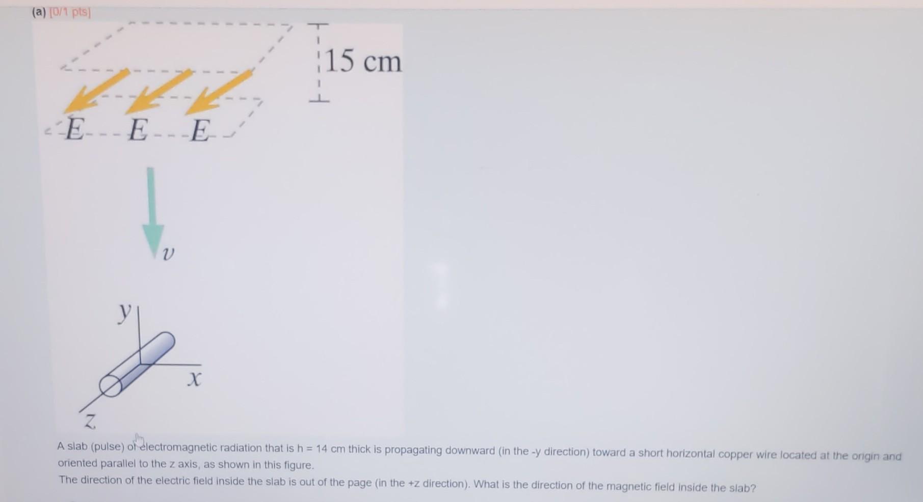 Solved oriented parallel to the z axis, as shown in this | Chegg.com