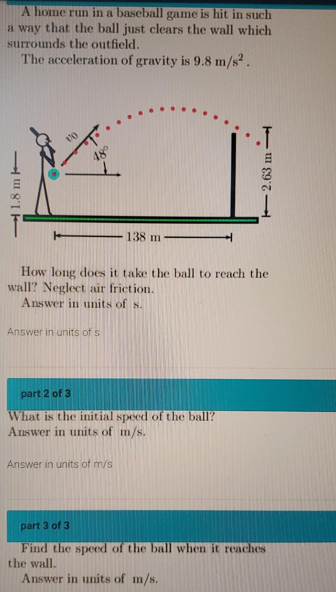Solved A Home Run In A Baseball Game Is Hit In Such A Way Chegg solved-a-home-run-in-a-baseball-game-is-hit-in-such-a-way-chegg
