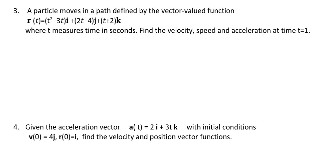 Solved A particle moves in a path defined by the | Chegg.com