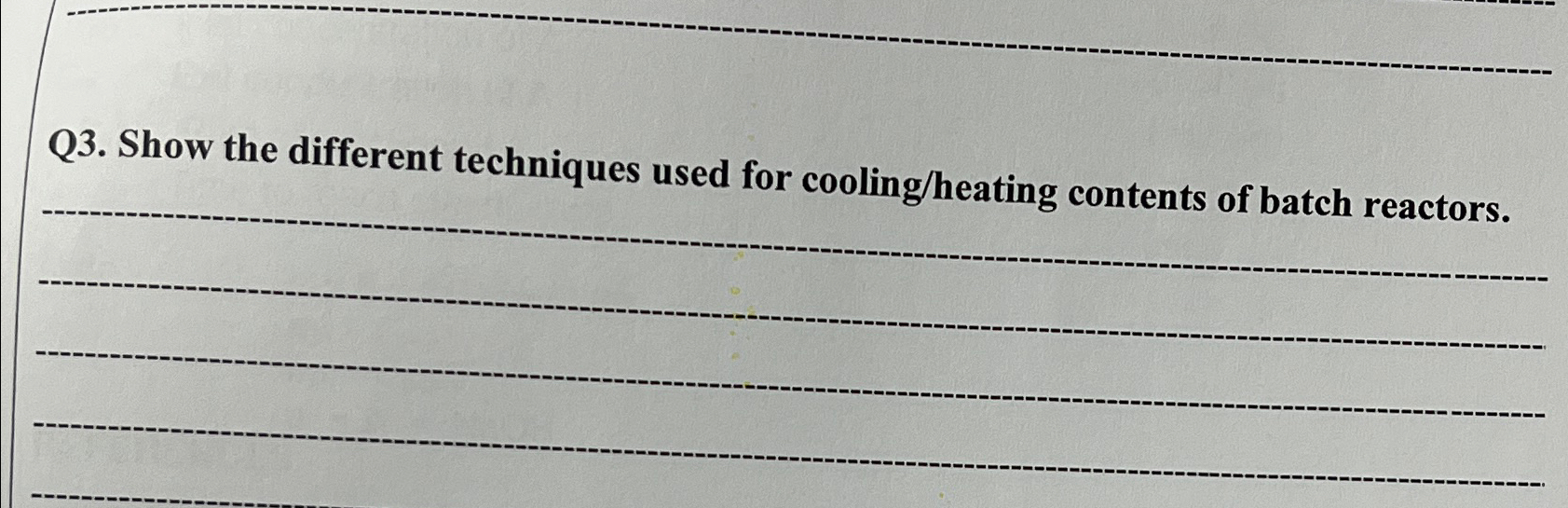 Solved Q3. ﻿Show the different techniques used for | Chegg.com