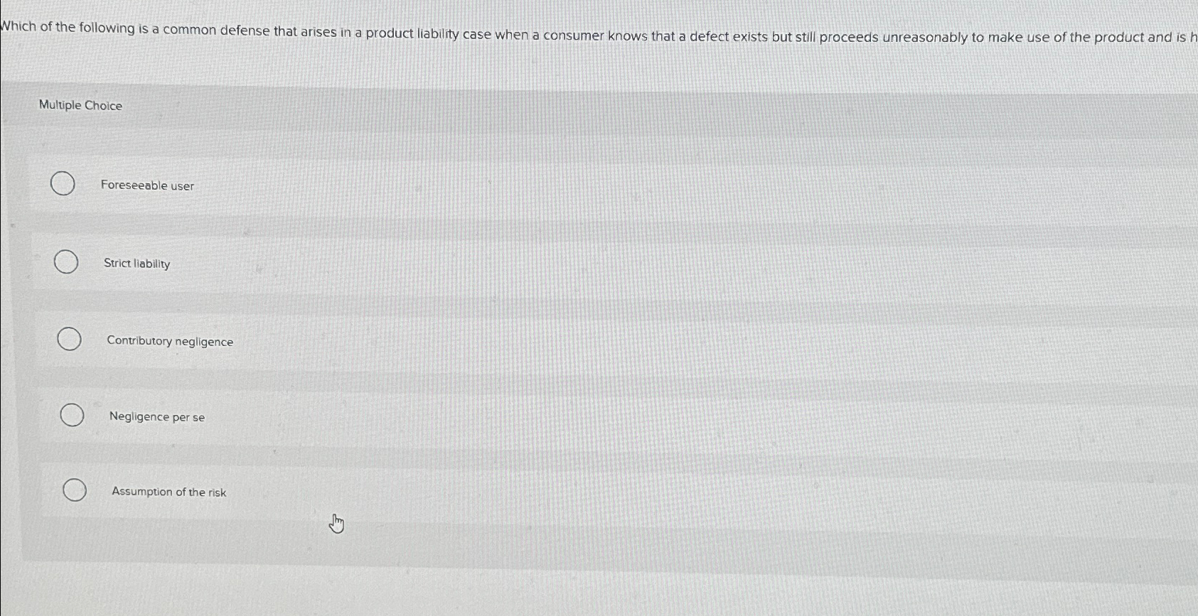 Solved Which of the following is a common defense that | Chegg.com