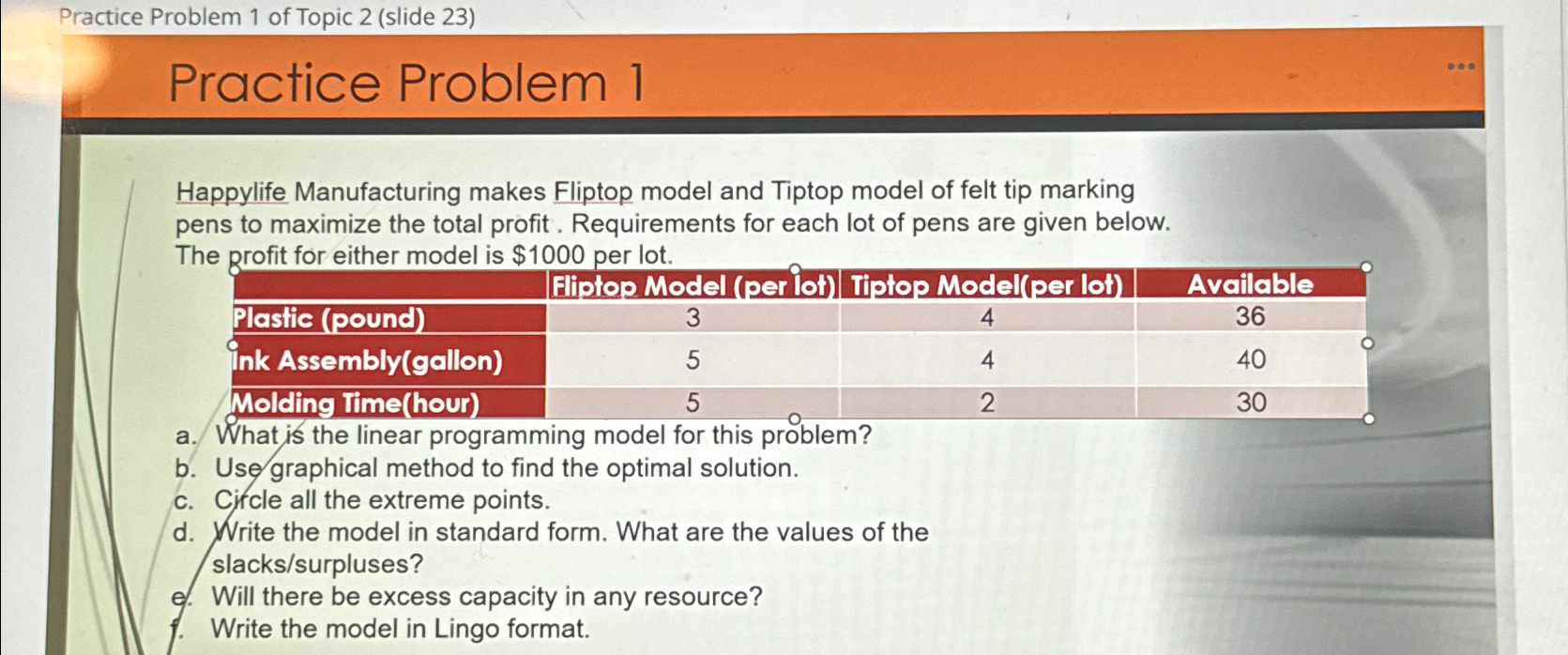 Solved Practice Problem 1 of Topic 2 (slide 23 )Practice | Chegg.com Solved Practice Problem 1 of Topic 2 (slide 23 )Practice | Chegg.com