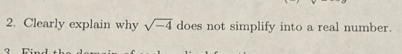 Solved Clearly explain why -42 ﻿does not simplify into a | Chegg.com