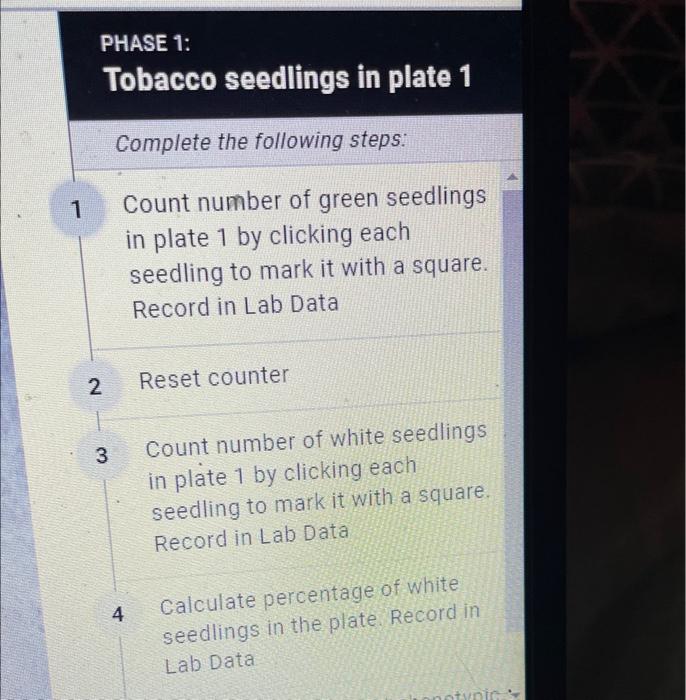 Complete The Following Steps 1 Count Number Of Green
