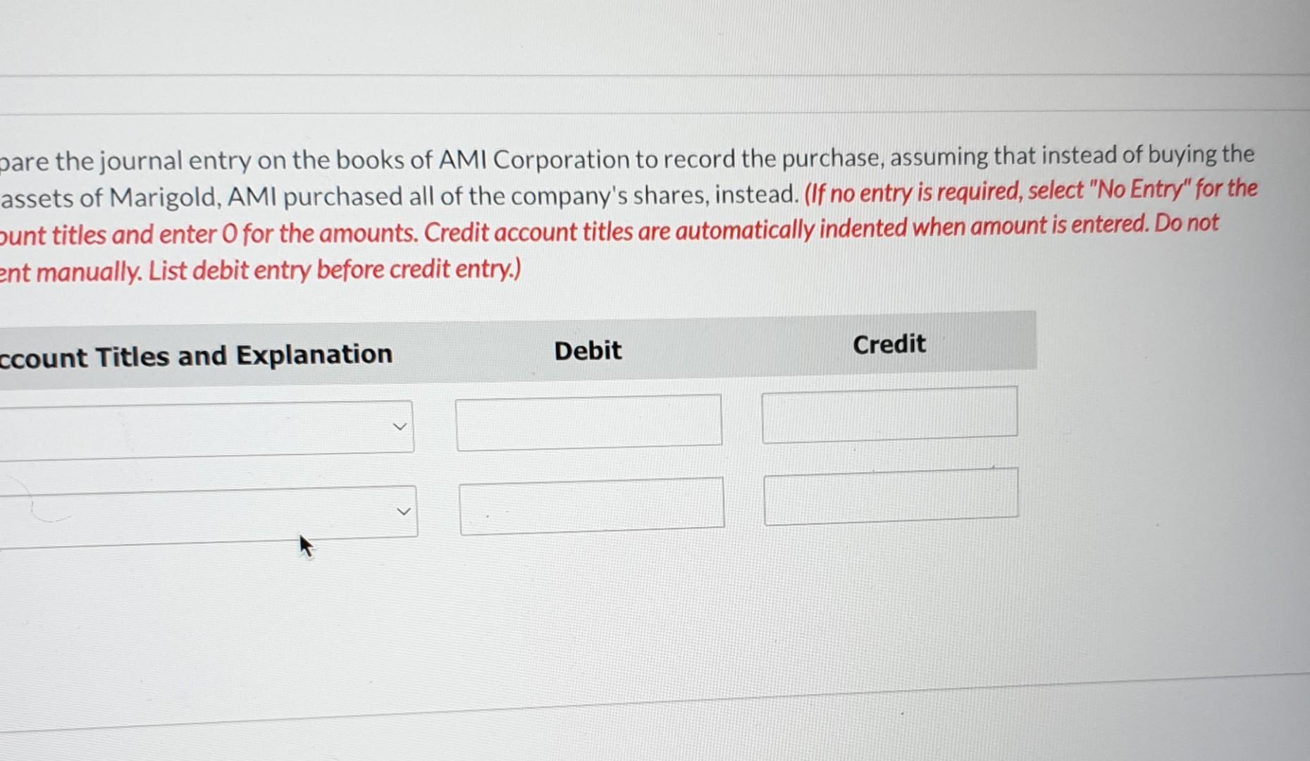 Solved On January 1, 2023, AMI Corporation purchased the | Chegg.com