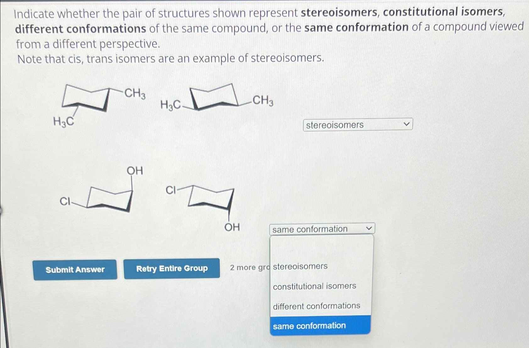Solved Indicate whether the pair of structures shown | Chegg.com