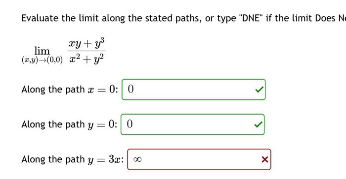 Solved Find y = 3x Answer is not 0, DNE, 3/4, or Infinity | Chegg.com