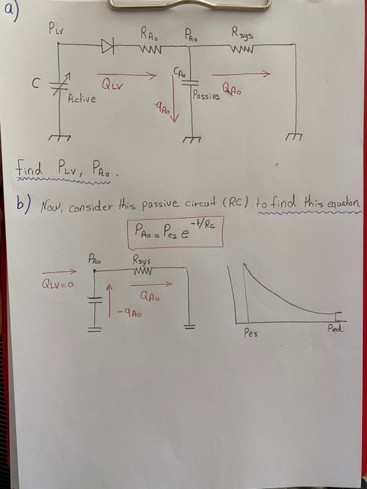Solved PV RA Pro Rsys wwwww C K Active Passive to Find PLv, | Chegg.com