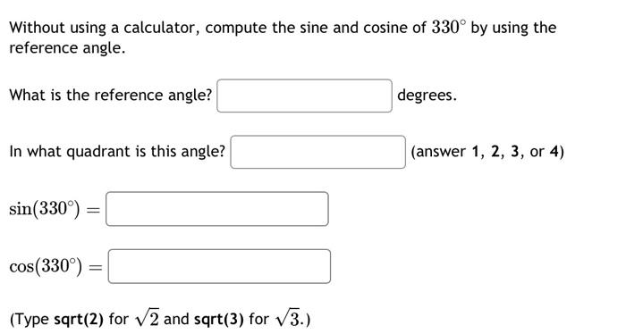Solved If cos(θ)=41 and θ is in the 4th quadrant, find the | Chegg.com