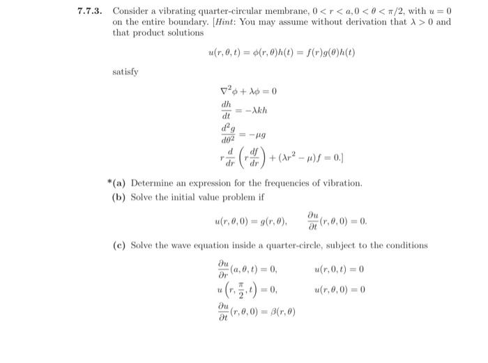 Solved this is Partial deferential equationsplease solve and | Chegg.com