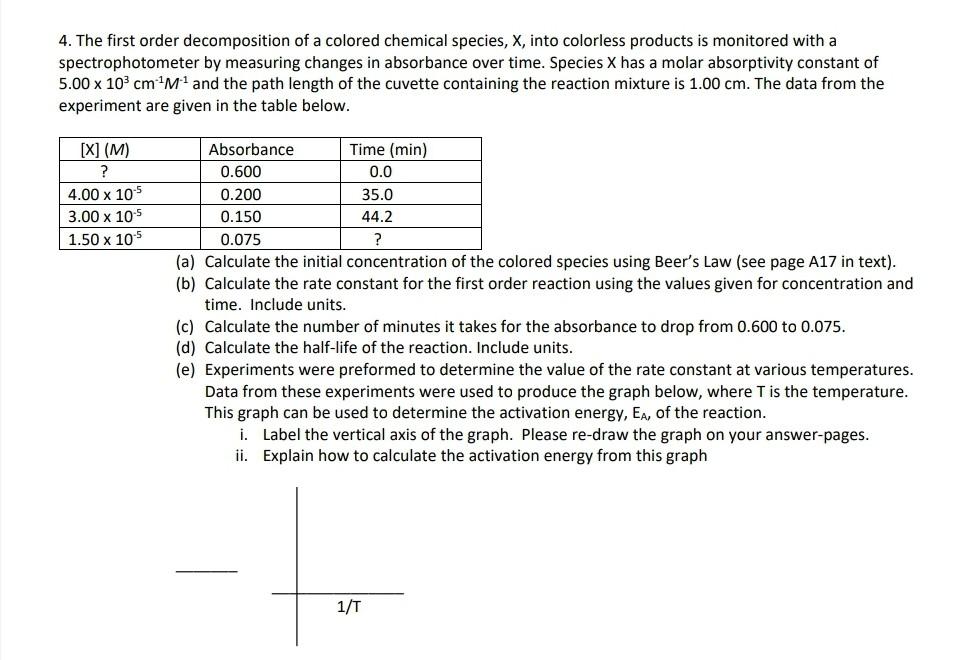 Solved 4. The first order decomposition of a colored | Chegg.com