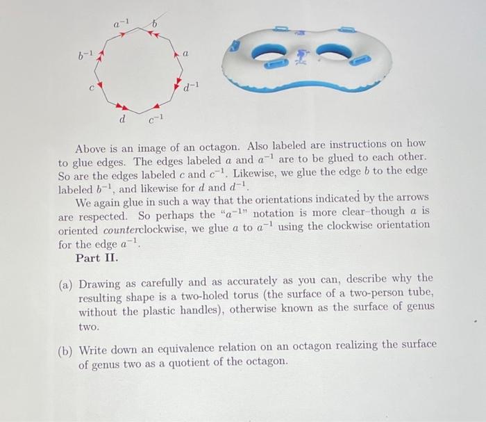Solved Above is an image of an octagon. Also labeled are | Chegg.com