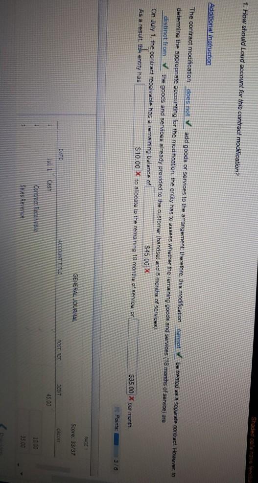 Instructions On January 1, 2019, Loud Company enters | Chegg.com