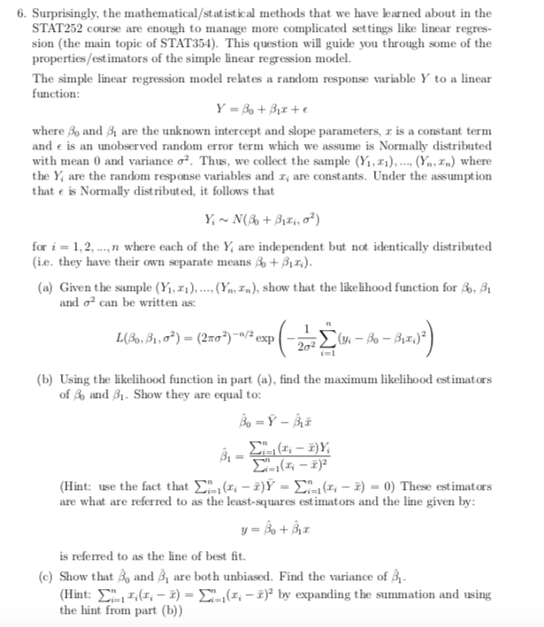 Surprisingly, the mathematical/statistical methods | Chegg.com