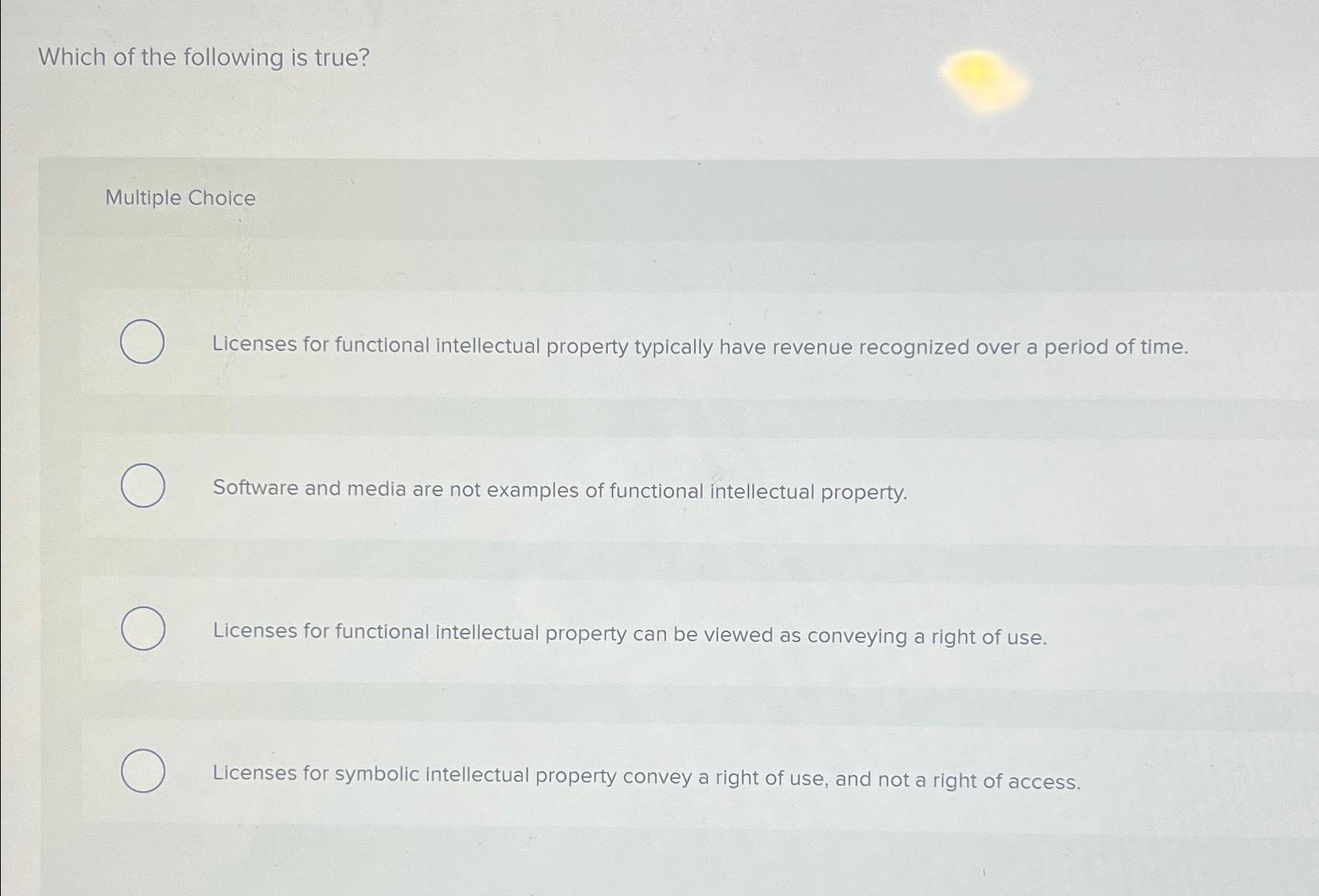 Solved Which of the following is true?Multiple | Chegg.com