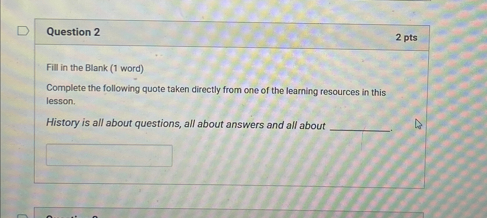 Solved Question 22 ﻿ptsFill in the Blank (1 ﻿word)Complete | Chegg.com