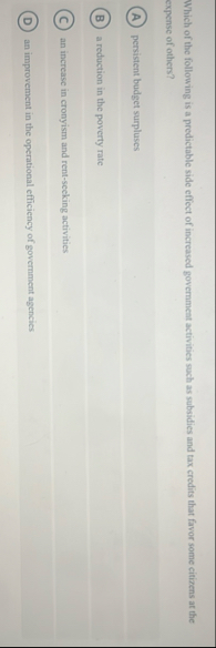 Solved Which of the following is a predictable side effect | Chegg.com