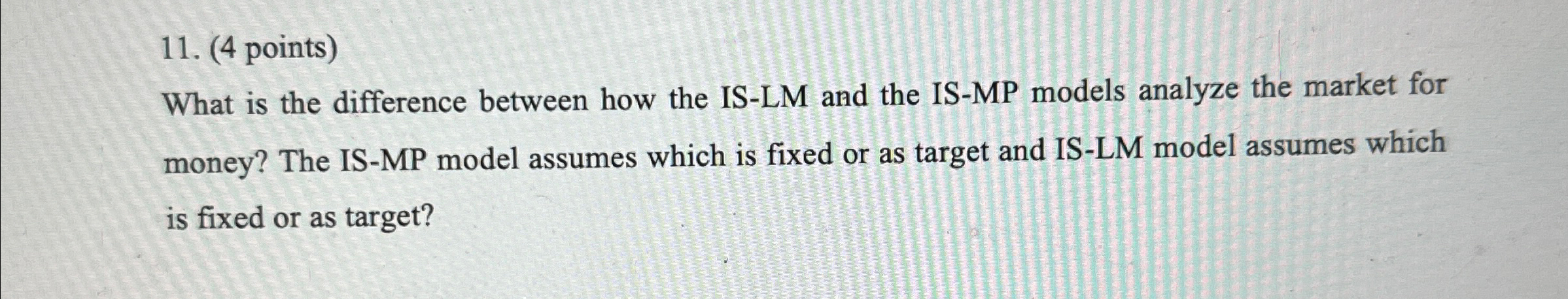 Solved (4 ﻿points)What is the difference between how the | Chegg.com