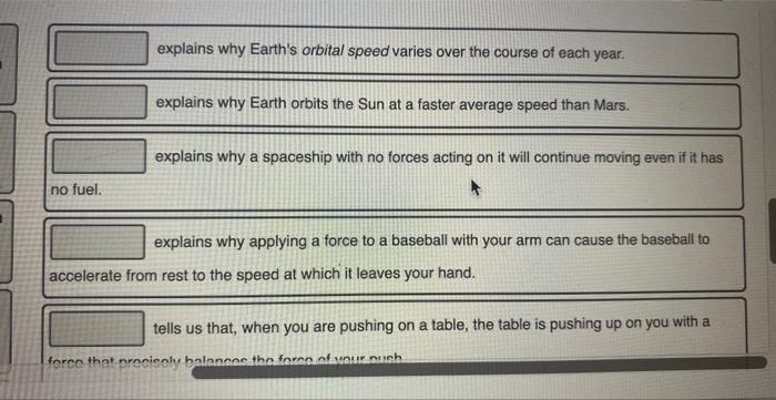 Solved Match the correct laws to the examples in which they | Chegg.com