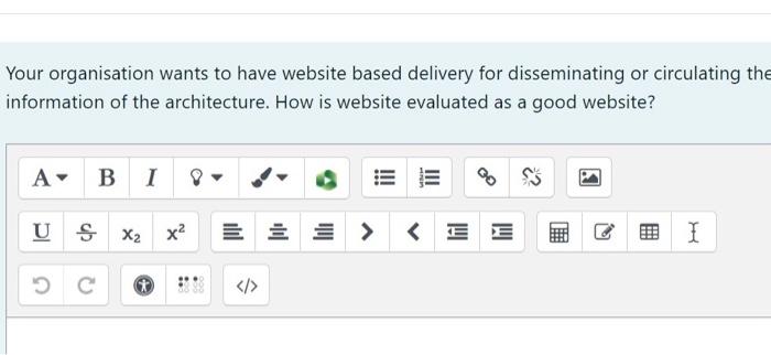 Solved Your organisation wants to have website based | Chegg.com