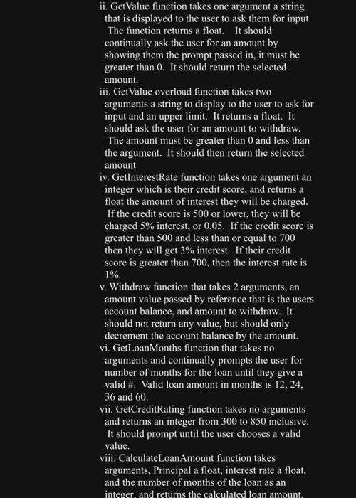 Solved Skills Required - Create Functions - Include Headers | Chegg.com