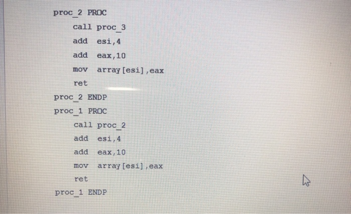 Assuming the following code is in a working program: | Chegg.com