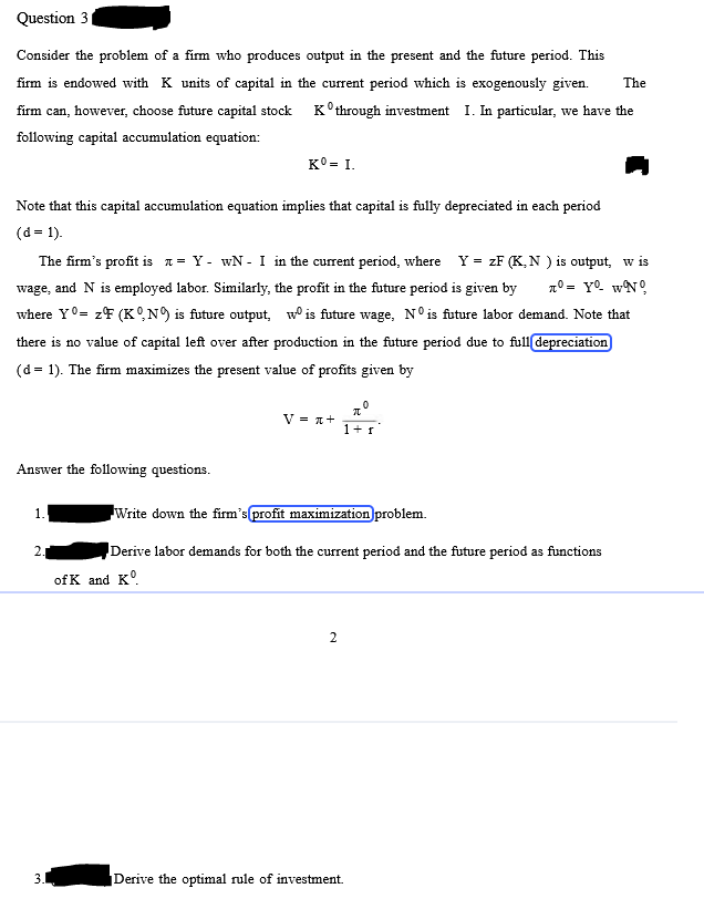 please only solve part 3 ﻿fully | Chegg.com