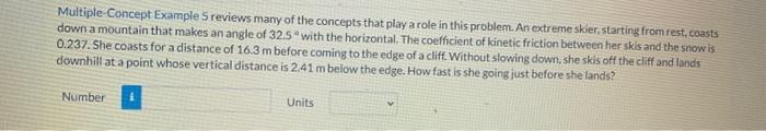 Solved Multiple-Concept Example S reviews many of the | Chegg.com