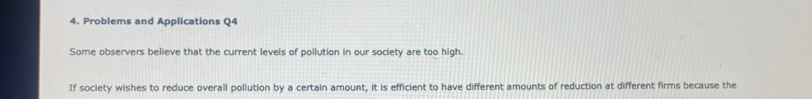 Solved Problems and Applications Q4Some observers believe | Chegg.com