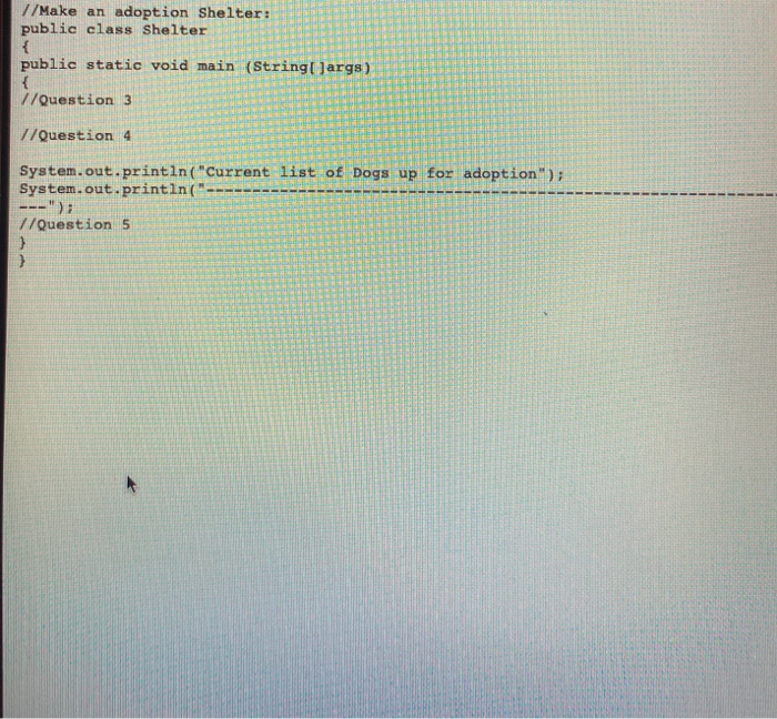 Solved //Model a Dog: import java.text. Number Format; | Chegg.com