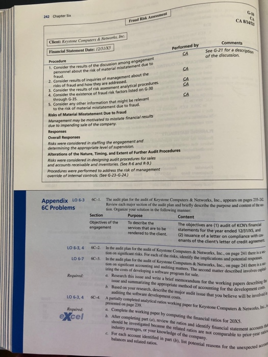 illustrative Audit Case: Keystone Computers & | Chegg.com