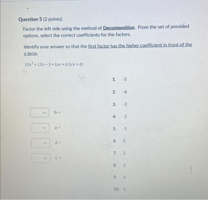 Solved Factor the following expression using the Difference | Chegg.com