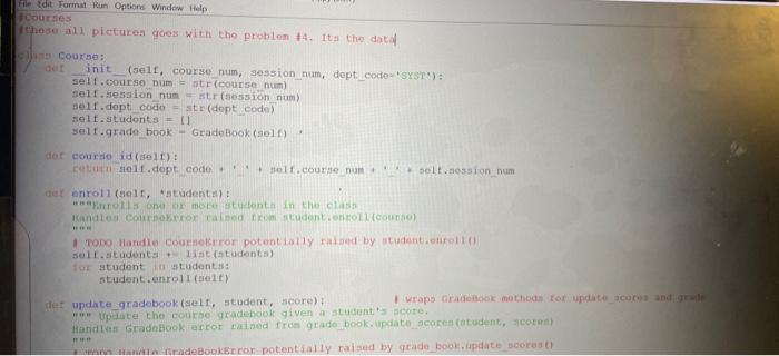 Solved Prob 4: Exceptions, Modules & Packages This | Chegg.com