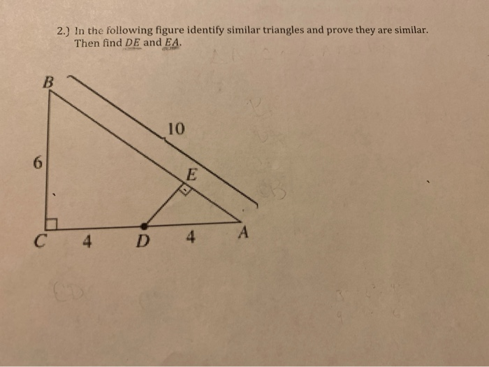 Solved 2.) In the following figure identify similar | Chegg.com
