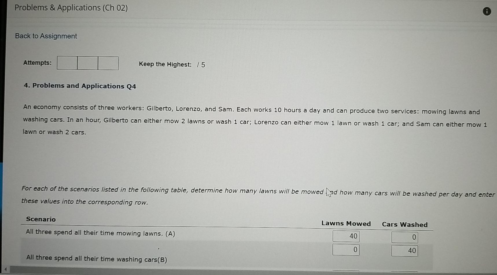 Solved Problems & Applications (Ch 02) Back to Assignment | Chegg.com