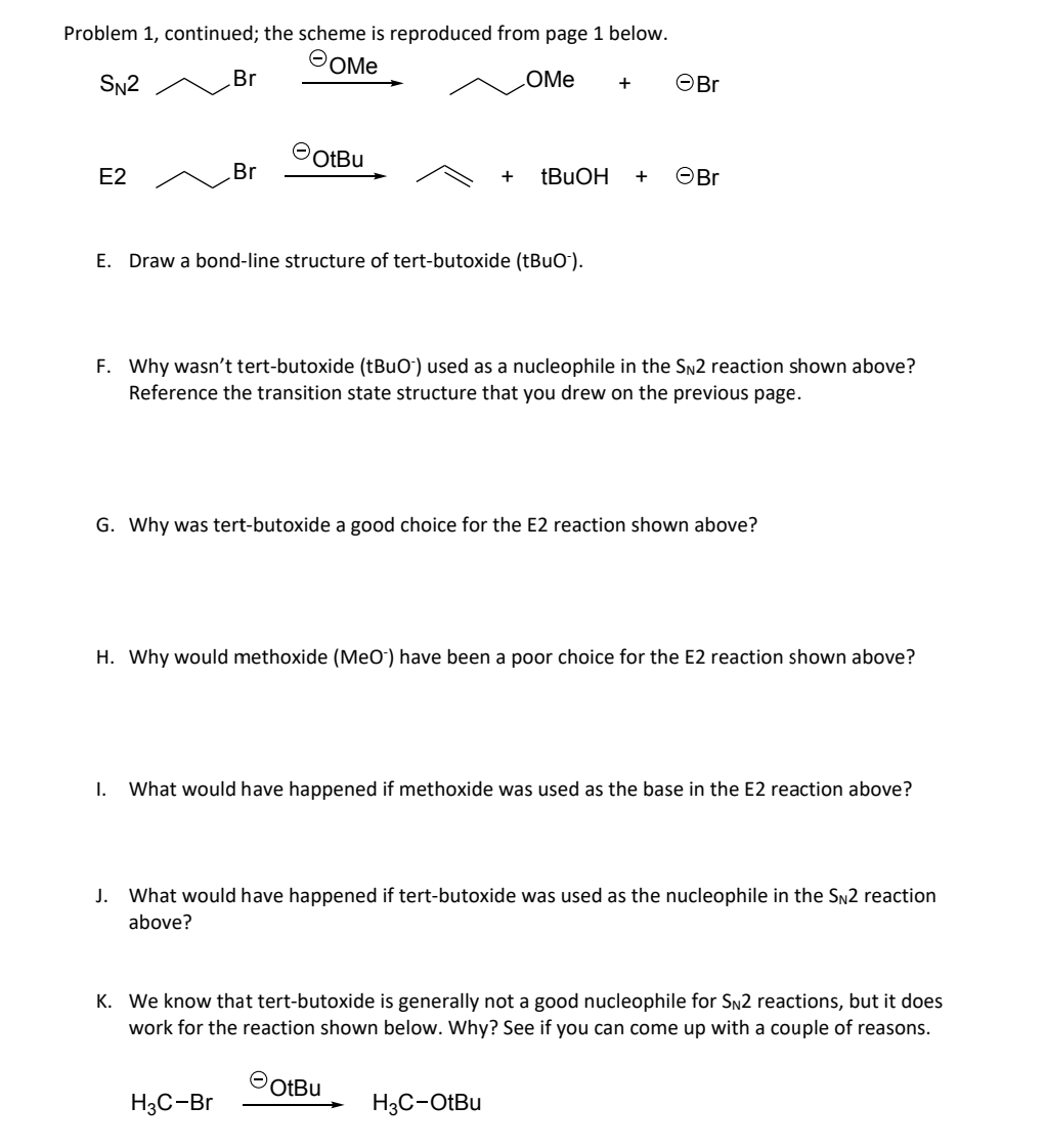 Solved answer E-K Problem 1, ﻿continued; the scheme is | Chegg.com