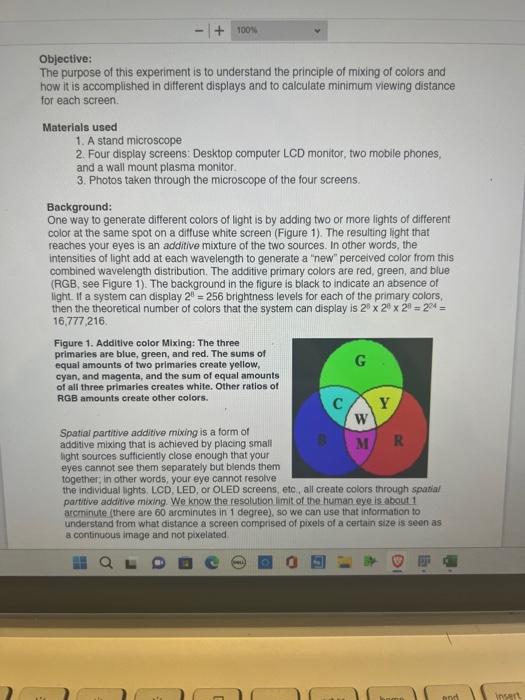 Objective: The purpose of this experiment is to | Chegg.com