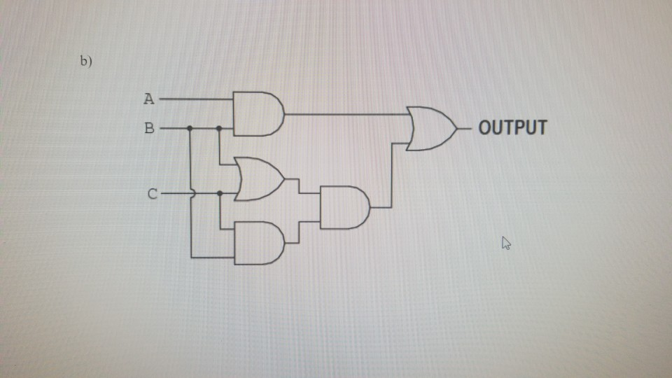 Solved 11 Write The Output Boolean Expression For The 0271