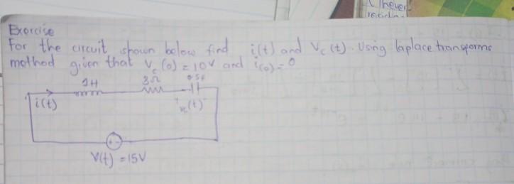 Solved CheverExerciseFor the circuit shown blow find ift) | Chegg.com