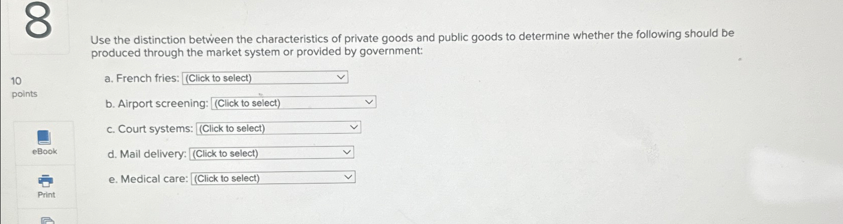 Solved Use the distinction between the characteristics of | Chegg.com