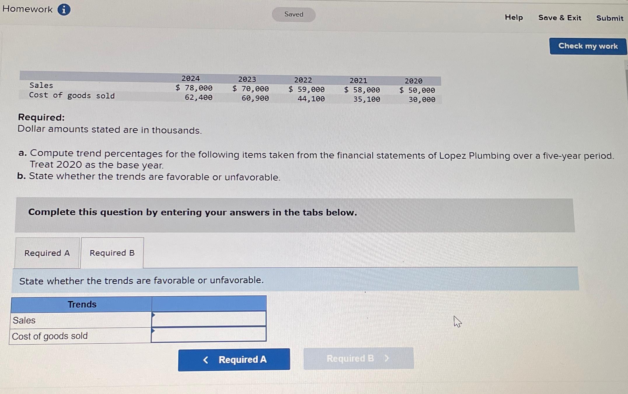Solved Homework (i)HelpSave & | Chegg.com