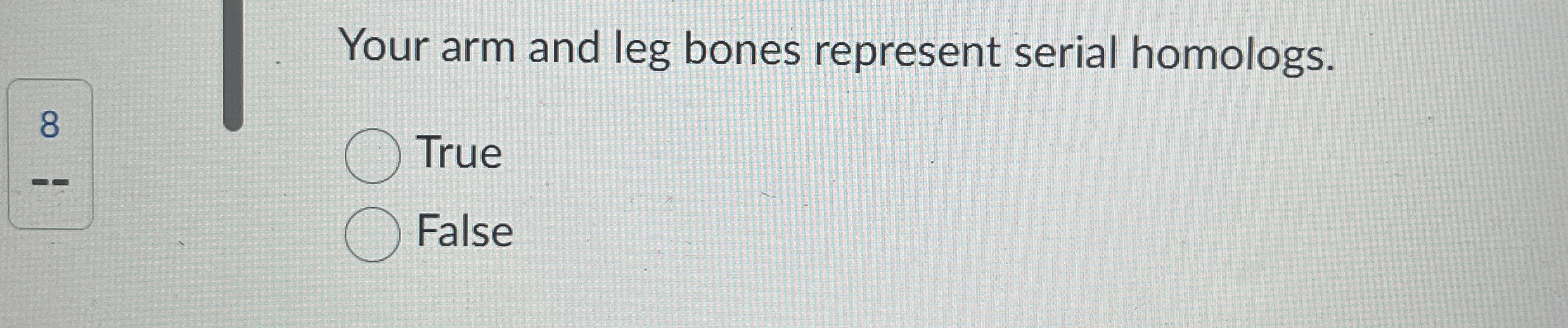 Solved Your arm and leg bones represent serial | Chegg.com