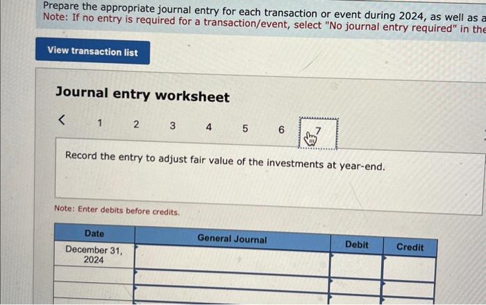 Solved Prepare the appropriate journal entry for each | Chegg.com
