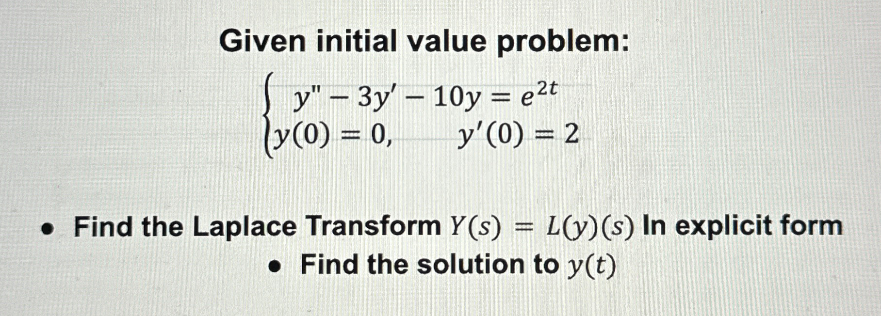 Solved Given initial value | Chegg.com