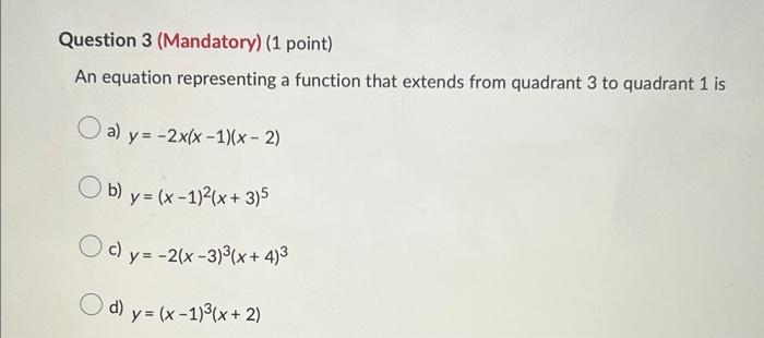 [Solved]: An equation representing a function that extends